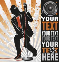 Female singer Royalty Free Vector Image - VectorStock