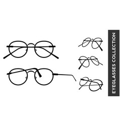 Glasses logo design Royalty Free Vector Image - VectorStock