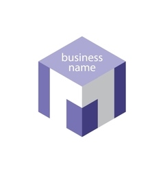 Logo red cube Royalty Free Vector Image - VectorStock