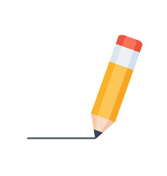 Pencil cartoon Royalty Free Vector Image - VectorStock