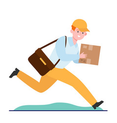 Man running cartoon Royalty Free Vector Image - VectorStock