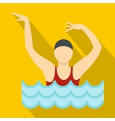 Dancing neon stick figure Royalty Free Vector Image