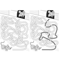 I can smell with my nose black and white maze game