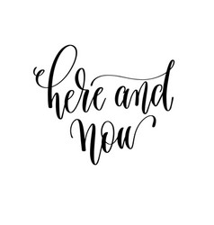 Life is short why not do it now word lettering Vector Image