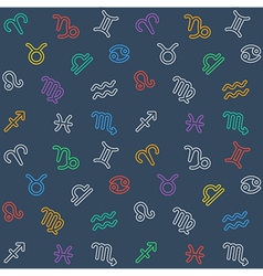 Zodiac signs set Royalty Free Vector Image - VectorStock