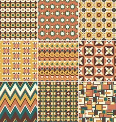 Pattern set Royalty Free Vector Image - VectorStock