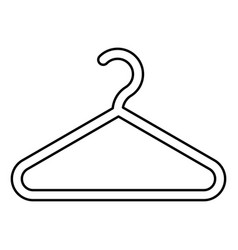 Coat hanger icon cartoon style Royalty Free Vector Image