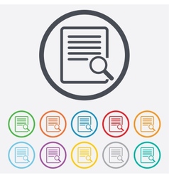 Documents icon in different style Royalty Free Vector Image