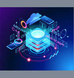 Programming web banner Royalty Free Vector Image