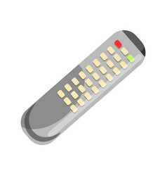Tv remote control icons set on white background Vector Image