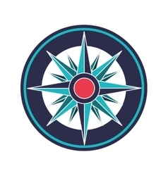 Wind rose - compass star Royalty Free Vector Image