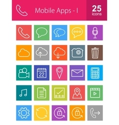 Modern screen design for mobile app collection Vector Image