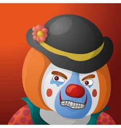 Evil clown Royalty Free Vector Image - VectorStock