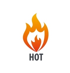 Music fire logo icon design Royalty Free Vector Image