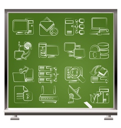 Network topology lan objects icon design router Vector Image