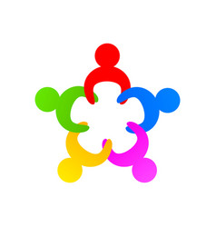 Community union support Royalty Free Vector Image