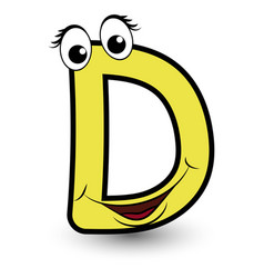 Funny hand drawn cartoon styled font colorful Vector Image