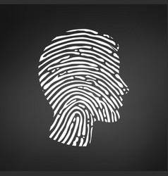 Fingerprint Royalty Free Vector Image - VectorStock