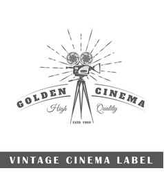 Cinema label Royalty Free Vector Image - VectorStock
