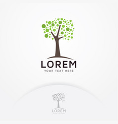 Hand print people tree symbol for community help Vector Image