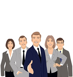 Business woman team set Royalty Free Vector Image