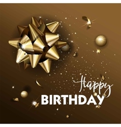 Golden greeting card background Royalty Free Vector Image