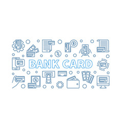 Credit card bank account statement template Vector Image