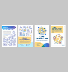 Generation z poster template layout modern age Vector Image