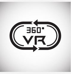 360 design on white background Royalty Free Vector Image