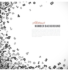 Abstract math number background Royalty Free Vector Image