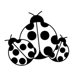 Cute ladybugs Royalty Free Vector Image - VectorStock