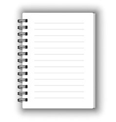 Notebook Royalty Free Vector Image - VectorStock