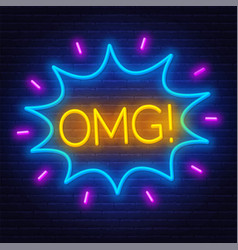 Neon light welcome message design Royalty Free Vector Image