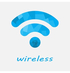Wireless logo Royalty Free Vector Image - VectorStock