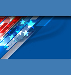 Usa background for independence Royalty Free Vector Image