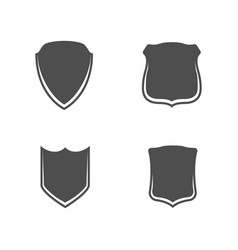 Heraldry shield banner Royalty Free Vector Image