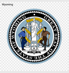 Seal of the us secretary state Royalty Free Vector Image