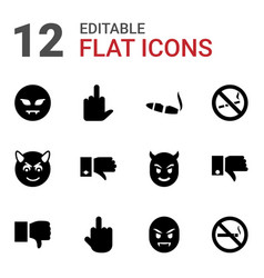 Red devils Royalty Free Vector Image - VectorStock