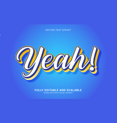 Comic text editable font effect Royalty Free Vector Image