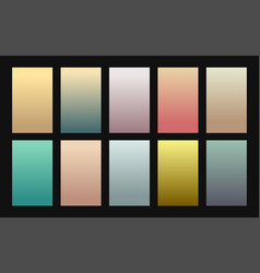 Pantone color palette guide colour swatch Vector Image