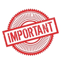 Important label web banner with exclamation mark Vector Image