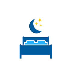 Sleep logo icon design Royalty Free Vector Image