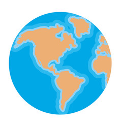Isolated planet design Royalty Free Vector Image