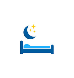 Sleep logo icon design Royalty Free Vector Image