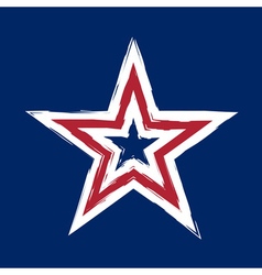 Pink watercolor star Royalty Free Vector Image