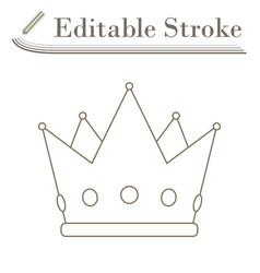 Printable cat paper hat party crown die cut Vector Image