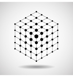 3d cube Royalty Free Vector Image - VectorStock