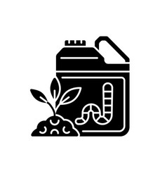 Vermicomposting concept icon Royalty Free Vector Image