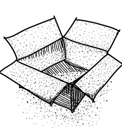 Open box Royalty Free Vector Image - VectorStock