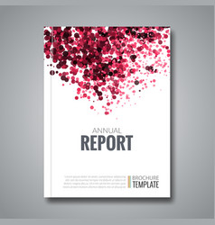 Business report design background with colorful Vector Image